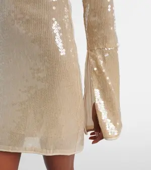 Oseree Sequined Mini Dress