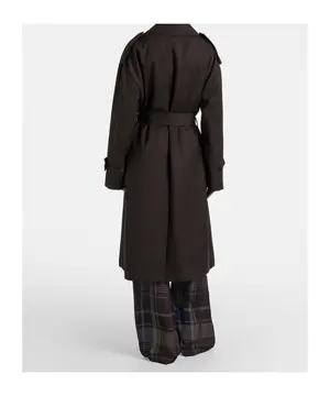 THE FRANKIE SHOP Dursley Belted Double-breasted Trench Coat