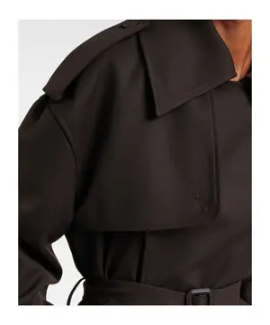 THE FRANKIE SHOP Dursley Belted Double-breasted Trench Coat