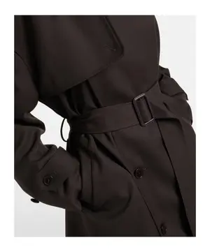 THE FRANKIE SHOP Dursley Belted Double-breasted Trench Coat