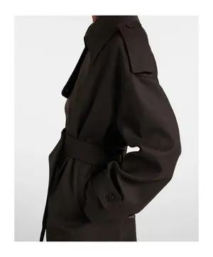 THE FRANKIE SHOP Dursley Belted Double-breasted Trench Coat
