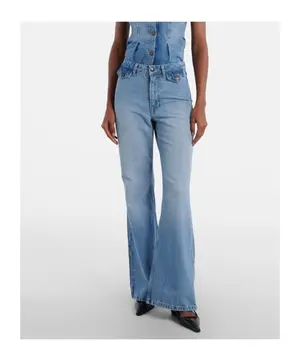 ROTATE BY BIRGER CHRISTENSEN Flared Jeans