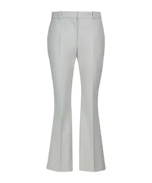 JOSEPH Pleated Zipper Casual Pants - Gray