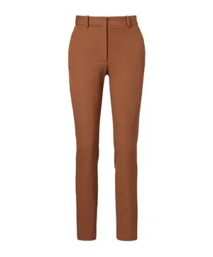 JOSEPH New Coleman Gabardine Straight Pants - Brown
