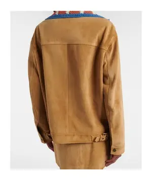 Etro Crocheted Edge Zipper Jacket
