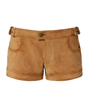 Etro Suede Shorts - Brown