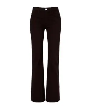 Citizens Of Humanity Genova Low-rise Twill Bootcut Pants - Brown