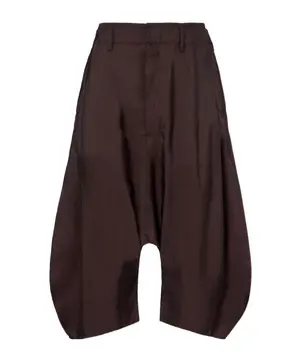 LEMAIRE Oversized Bermuda Shorts - Black
