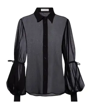 Nina Ricci Long-sleeved Shirt - Black