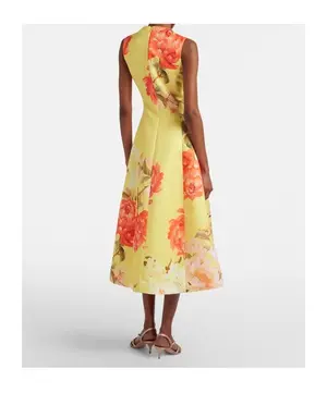 LEO Cleo Floral Midi Dress