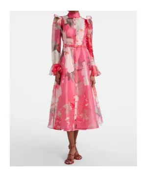 LEO Katrina Floral Midi Dress