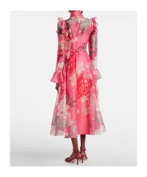 LEO Katrina Floral Midi Dress