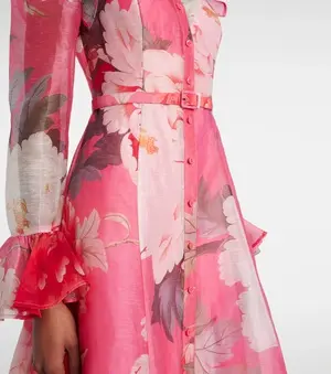 LEO Katrina Floral Midi Dress