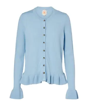 Jardin Des Orangers Cotton And Cashmere Cardigan - Blue