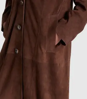 Rixo Single-breasted Long-sleeve Coat