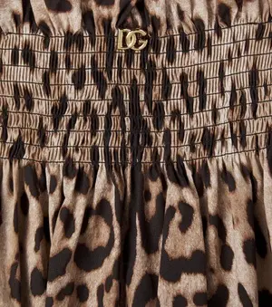 Dolce & Gabbana Leopard-print Cotton Dress