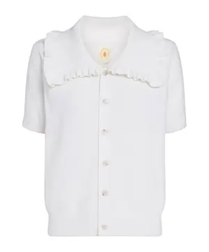 Jardin Des Orangers Cotton And Cashmere Cardigan - White