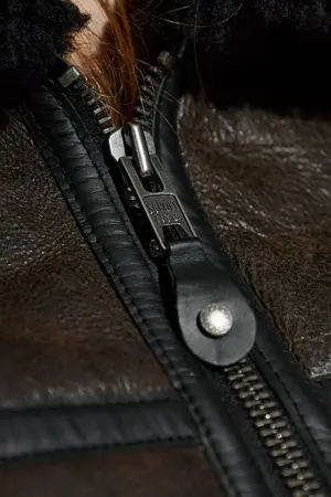 SAMSOE SAMSOE Shearling-collar Jacket