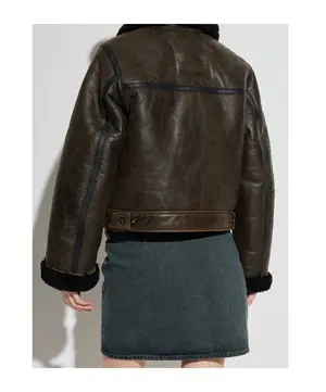 SAMSOE SAMSOE Shearling-collar Jacket
