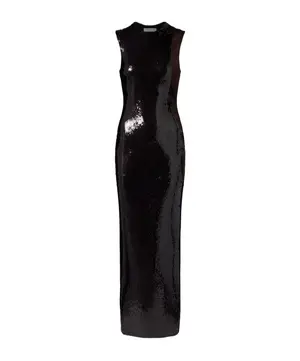 Christopher Esber Sequined Gown - Black