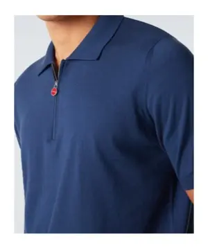 Kiton Cotton Half-zip Polo Shirt
