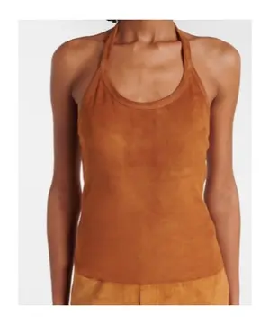 Stouls Suede Halterneck Top