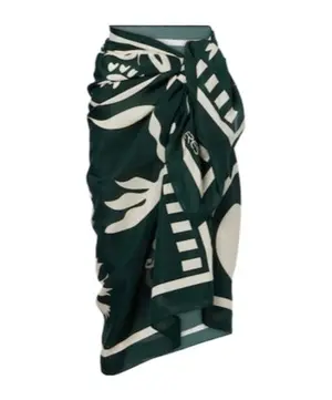 ERES Mandara Cotton And Silk Beach Cover-up - Black