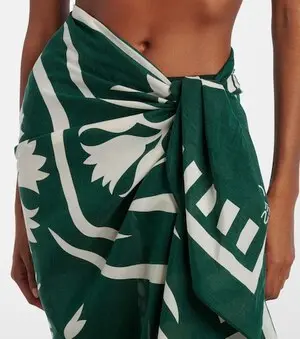 ERES Mandara Cotton And Silk Beach Cover-up