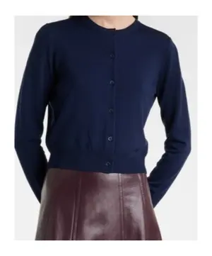 Carolina Herrera Cropped Wool Cardigan