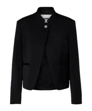 JIL SANDER Wool Jacket - Black