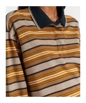 Isabel Marant Étoile Isea Striped Cotton Piqué Polo Dress