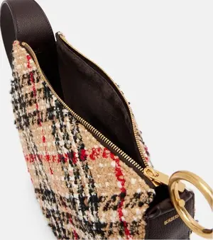 Burberry Knight Circular Wool Shoulder Bag