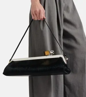 Jacquemus Salon Calf Hair Shoulder Bag