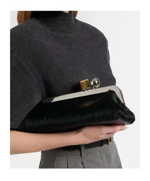 Jacquemus Salon Calf Hair Shoulder Bag