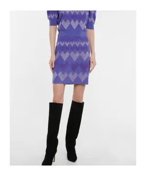 Diane Von Furstenberg Ariella Jacquard Wool-blend Mini Skirt