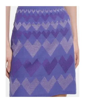 Diane Von Furstenberg Ariella Jacquard Wool-blend Mini Skirt