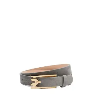 Victoria Beckham Adjustable Waist Belt - Gray