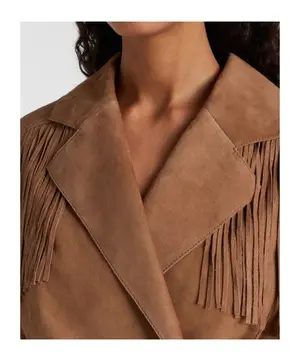 Rixo Fishtail Embellished Leather Jacket