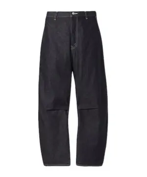 Comme Des Garçons Barrel-leg Jeans - Black