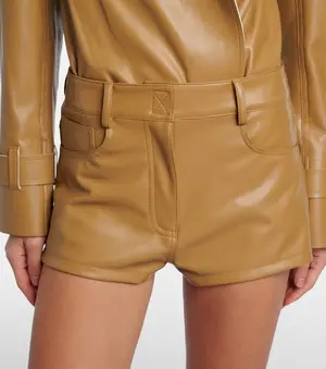Norma Kamali Pu Shorts