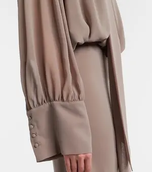 ROTATE BY BIRGER CHRISTENSEN Scarf-detail Maxi Dress