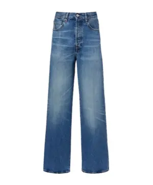 FRAME The Collegiate Wide-leg Jeans - Blue