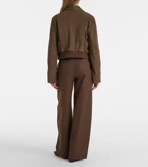 Vince Cotton Twill Wide-leg Pants
