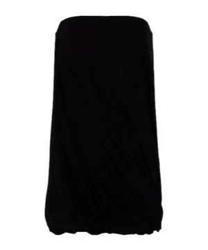 Norma Kamali Strapless Jersey Minidress - Black