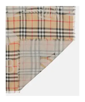 Burberry Ekd Check Scarf