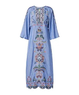 Farm Rio Front Tie-up Dress