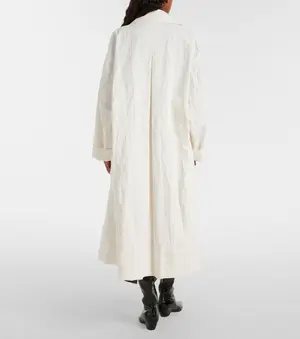 RÓHE Oversized Cotton And Linen Coat