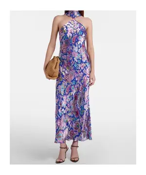 Rixo Hayley Floral Maxi Dress