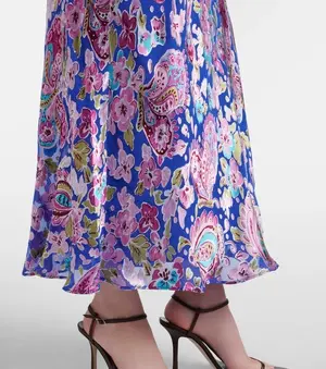 Rixo Hayley Floral Maxi Dress