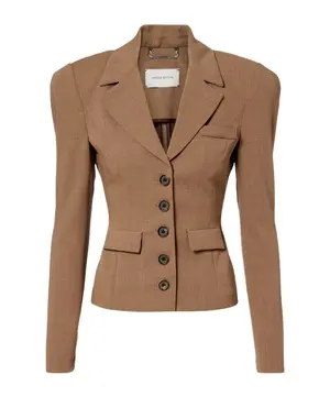 Magda Butrym Wool Blazer - Brown